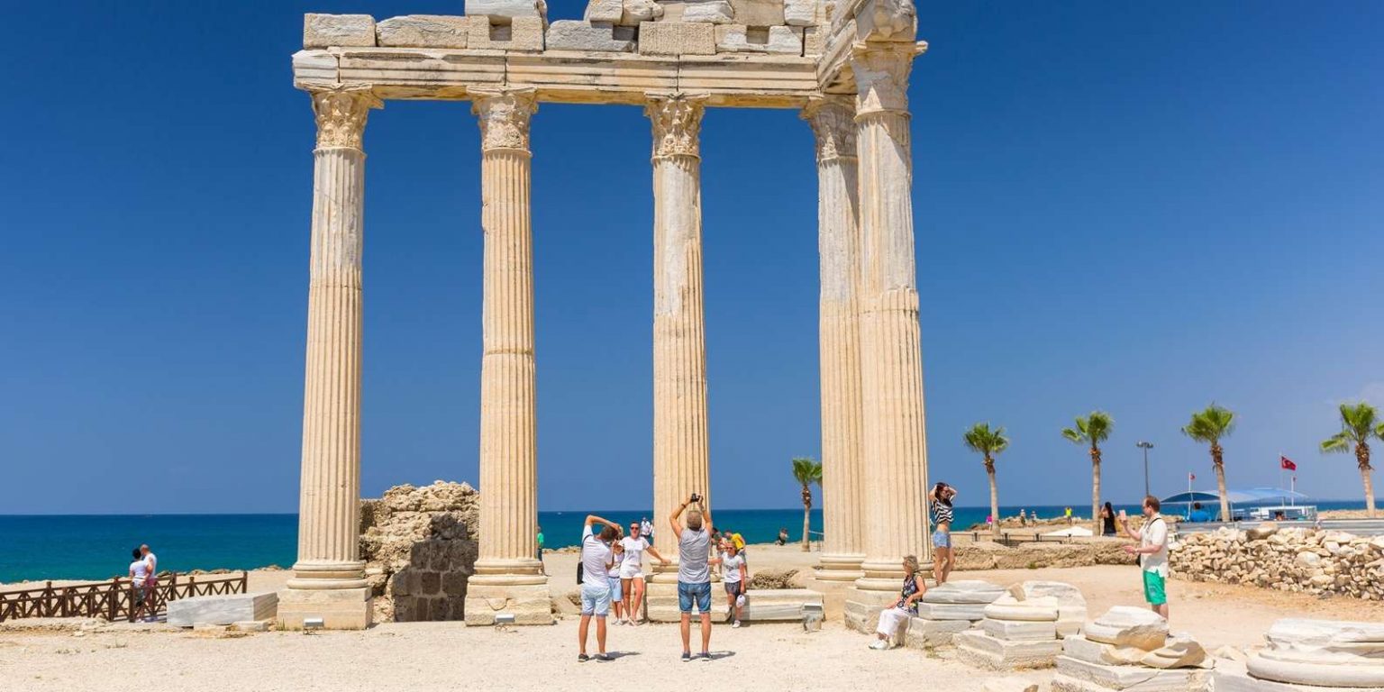 Ancient City of Side, Amphitheater, Temple of Apollo & Athena